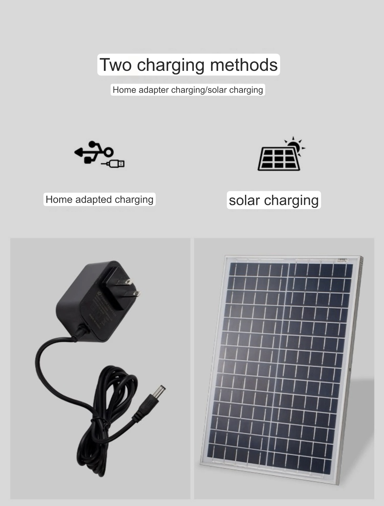 Rechargeable Electric Fan with Solar-powered - Construction Equipment ...